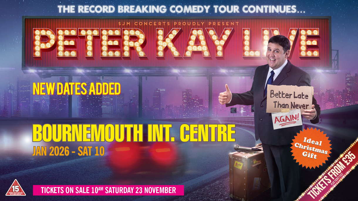 Peter Kay Live | Welcome to Bournemouth International Centre